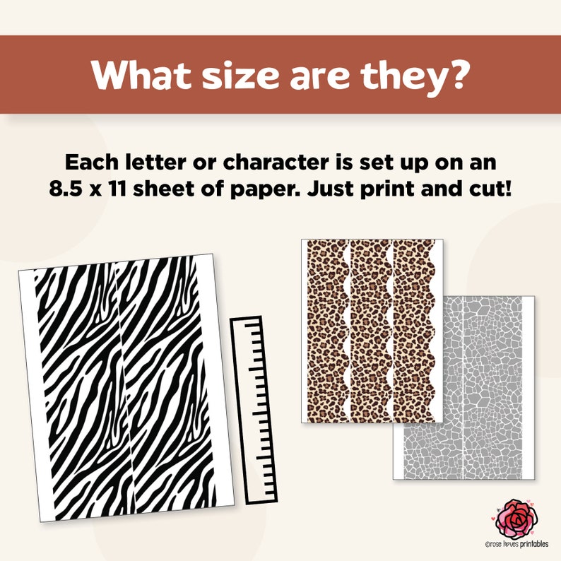 Safari Bulletin Board Border Set, Classroom Bulletin Border, Printable ...