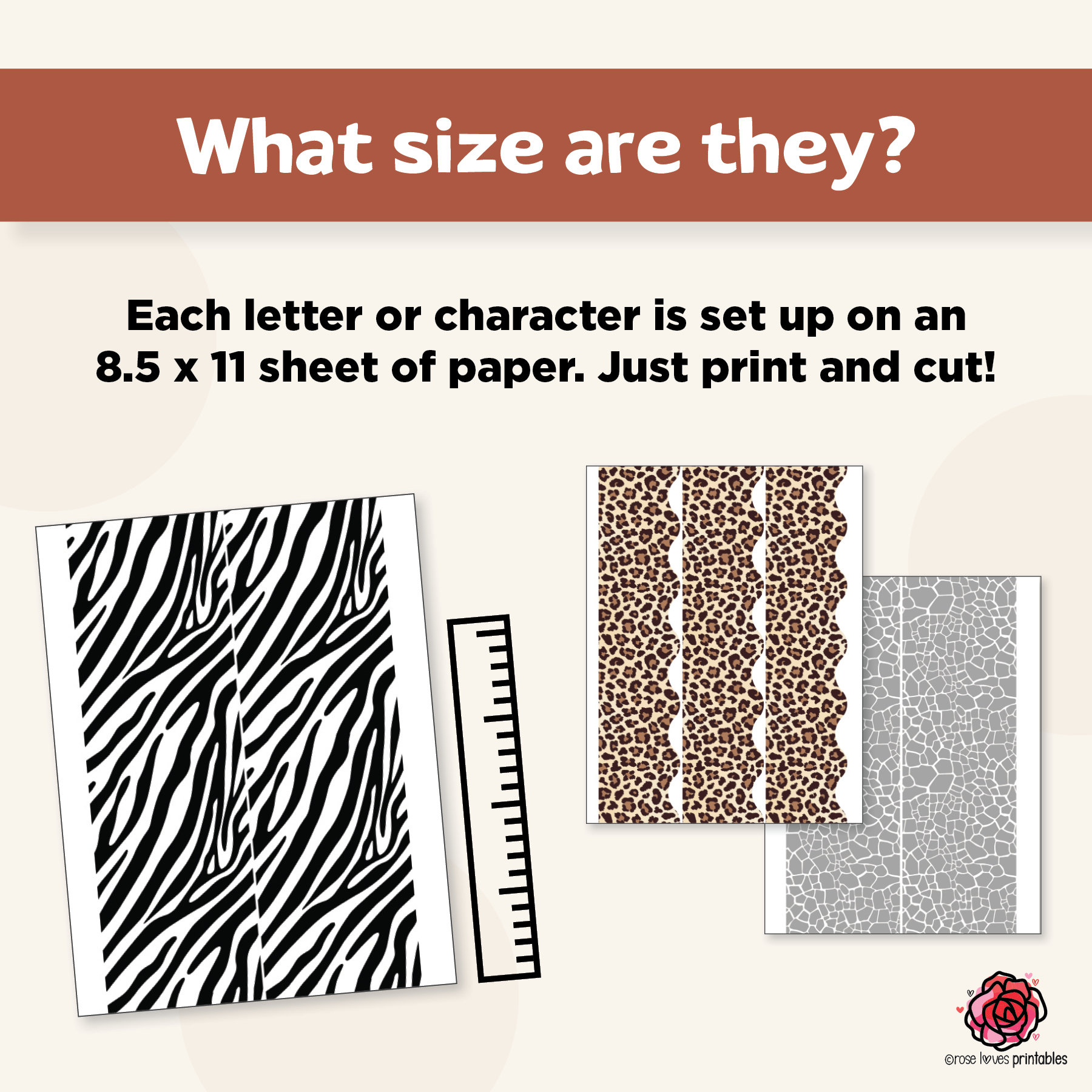 Safari Bulletin Board Border Set, Classroom Bulletin Border, Printable ...