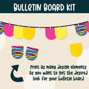 Back to School Bulletin Board Kit | Classroom Decor | Welcome Back to ...