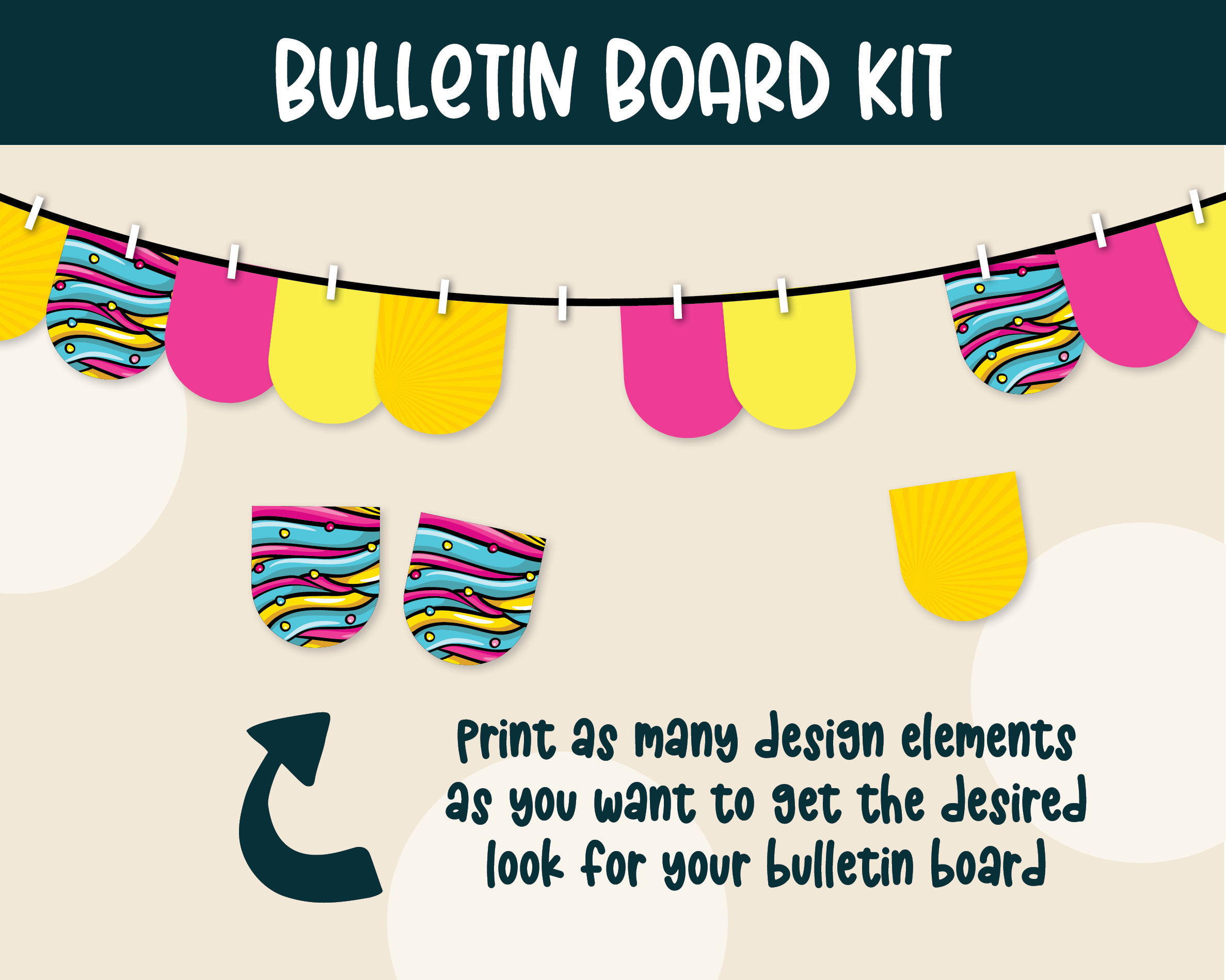 Back to School Bulletin Board Kit Classroom Decor Welcome Back to ...