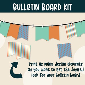 Back to School Bulletin Board Kit | Classroom Decor | Welcome Back to ...