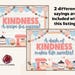 Kindness Bulletin Board Kit, Printable Bulletin Board Baking Theme ...