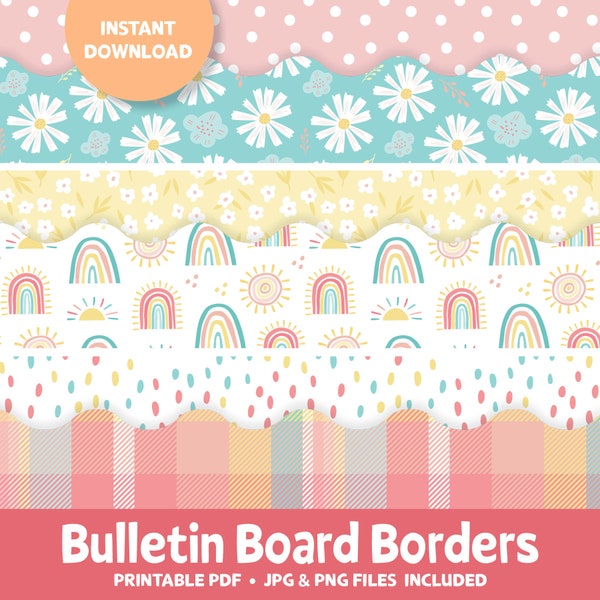 April Clipart Border - Etsy