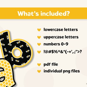 Bumble Bee Bulletin Board Letters, Honeycomb Printable Letters for ...