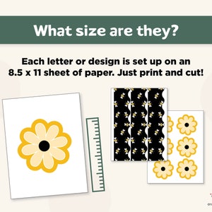 Spring Bulletin Board Kit, Bumble Bee Bulletin Board Letters, Printable ...