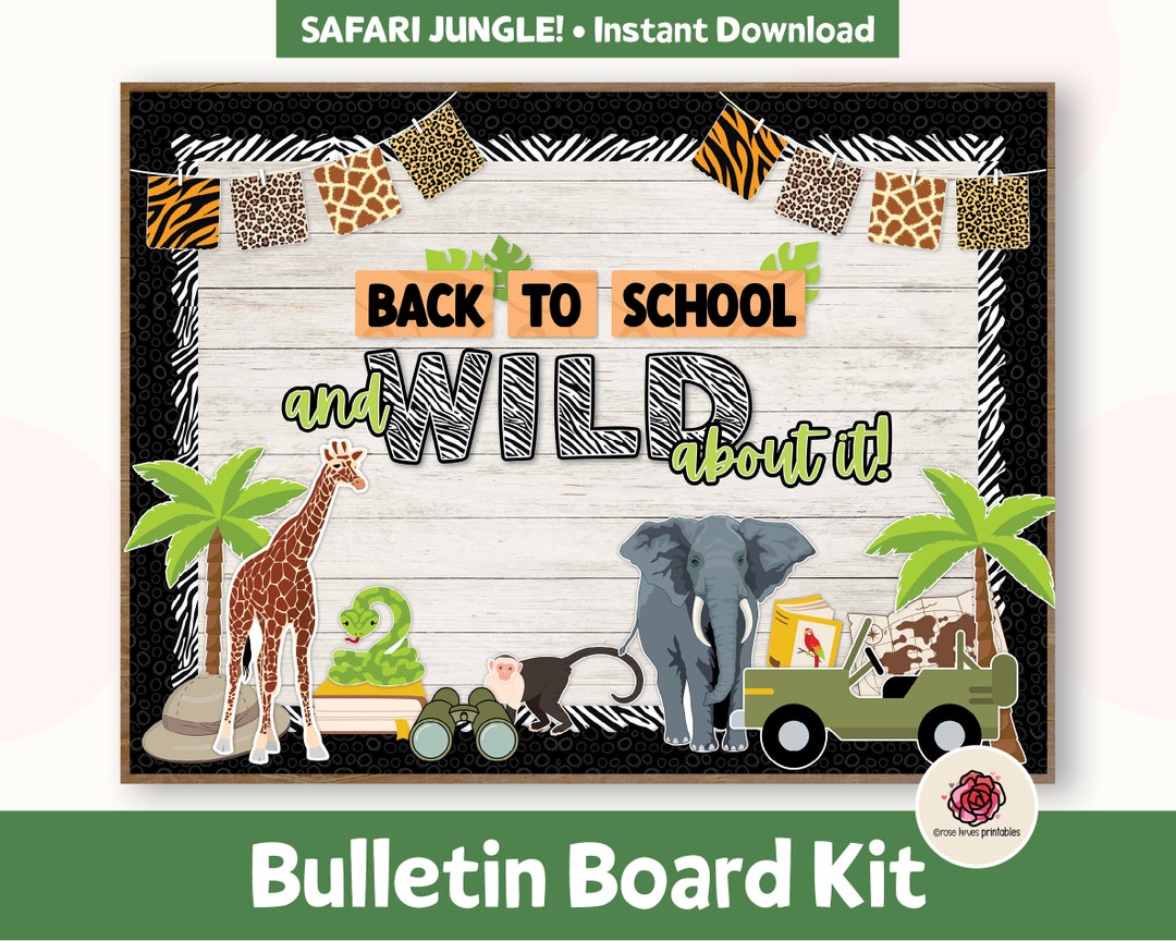 Back to School Bulletin Board Kit, Welcome Back Printable Bulletin ...