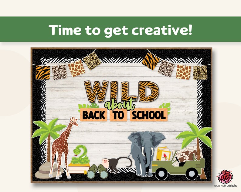 Back to School Bulletin Board Kit, Welcome Back Printable Bulletin ...