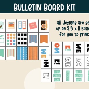 Back to School Bulletin Board Kit | Classroom Decor | Welcome Back to ...