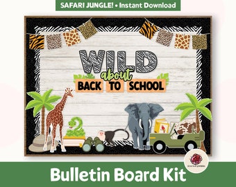 Safari Bulletin Board or Door Decoration - Etsy