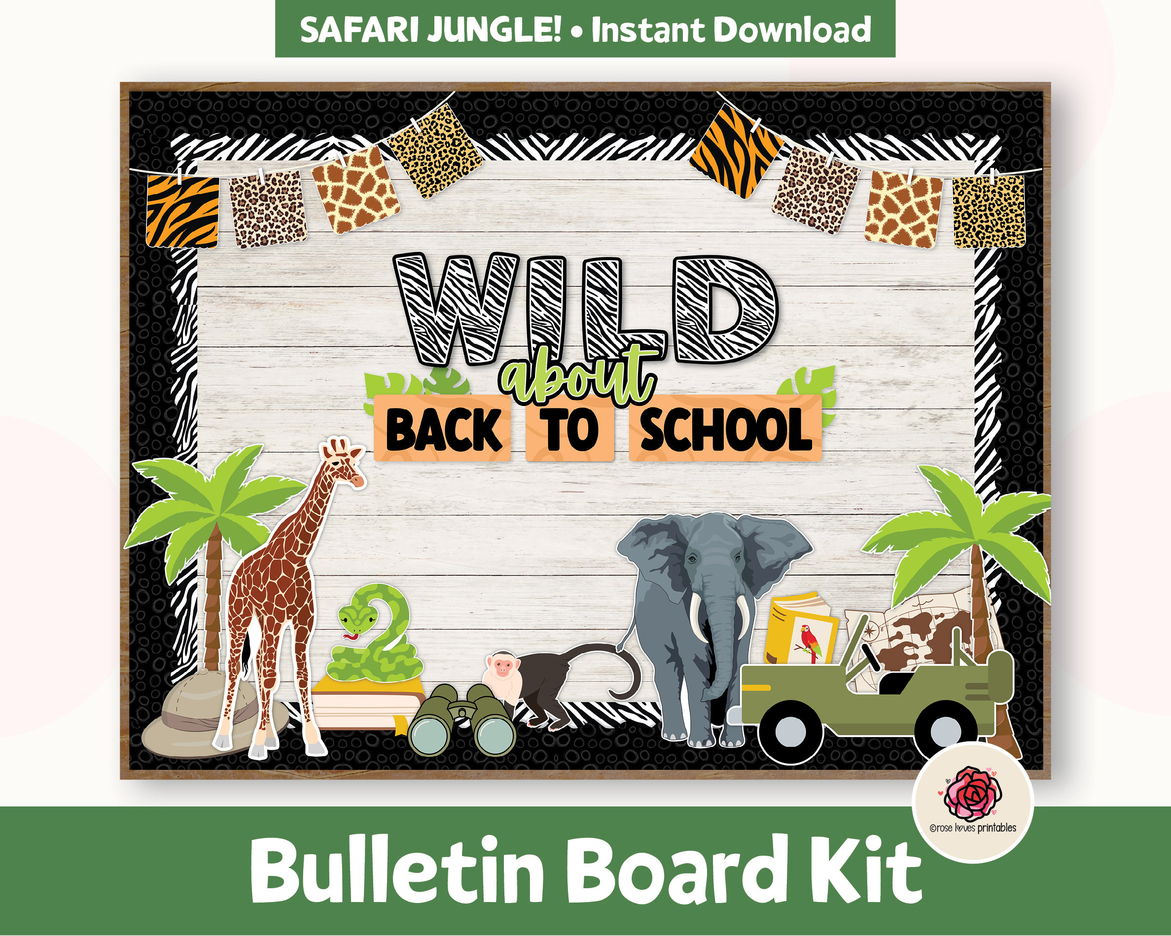 Back to School Bulletin Board Kit, Welcome Back Printable Bulletin ...