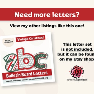 Christmas Bulletin Board Kit, Reading Bulletin Board, Printable ...