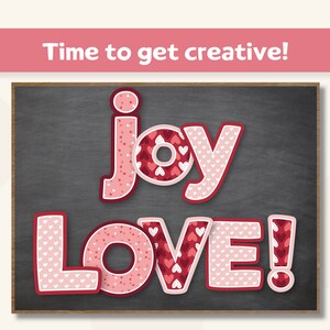 Valentines Bulletin Board Letters February, Valentines Letters ...