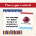 Library Bulletin Board Border Set, Book Bulletin Border, Printable ...