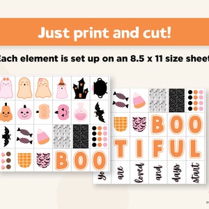 Halloween Bulletin Board Kit, Pink Ghost Retro Halloween Bulletin Board ...