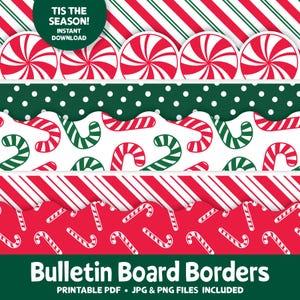 Christmas Bulletin Border Set, Christmas Bulletin Board Borders ...
