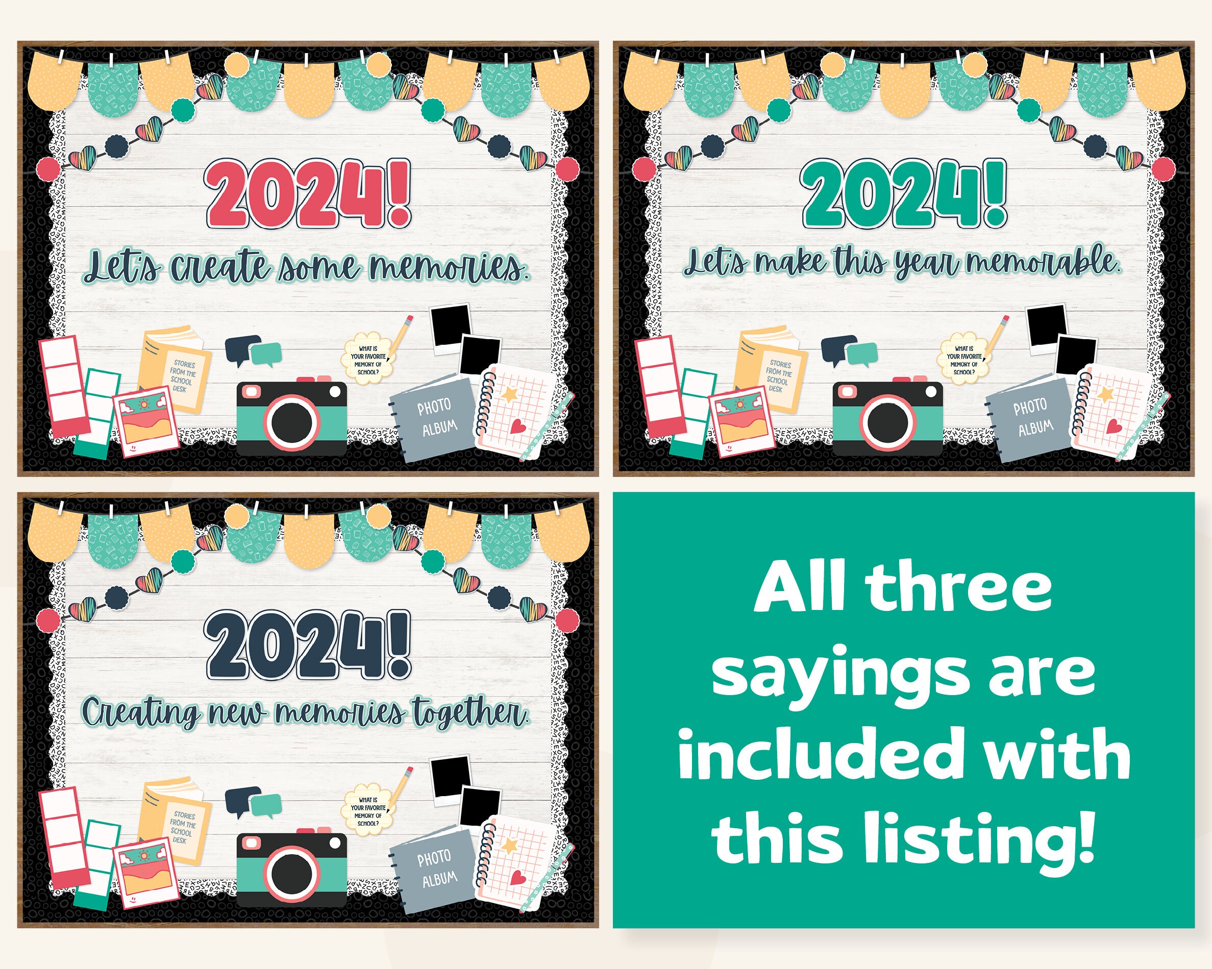 Back to School Bulletin Board Kit, Classroom Decor, Welcome Back to ...