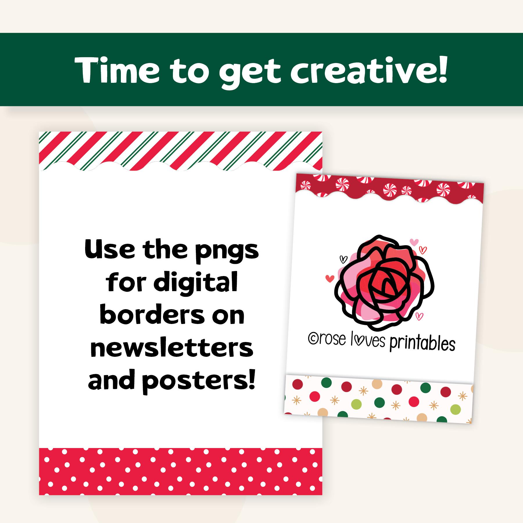 Christmas Bulletin Board Border Set, Christmas Bulletin Border ...