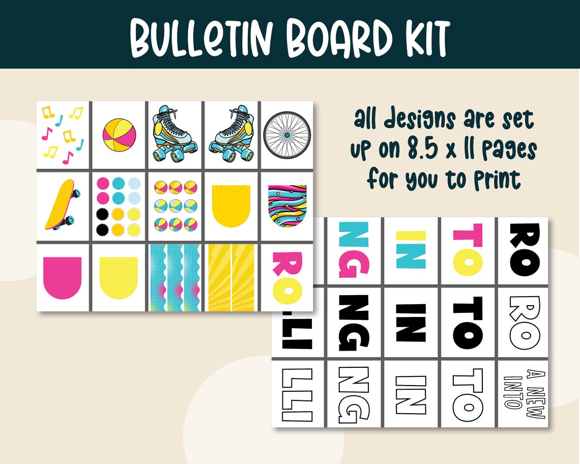 Back to School Bulletin Board Kit Classroom Decor Welcome Back to ...