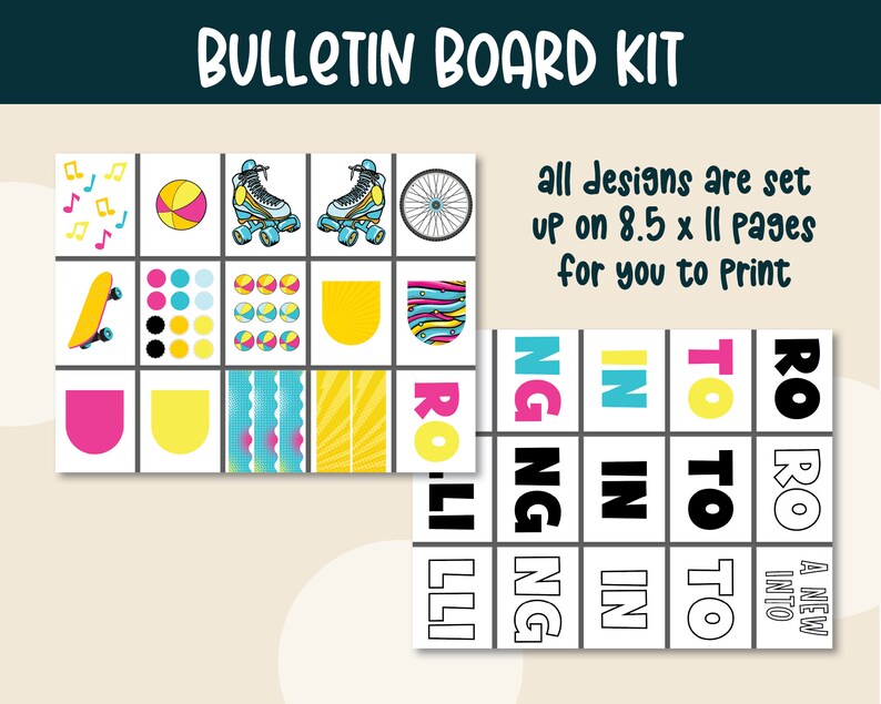 Back to School Bulletin Board Kit Classroom Decor Welcome Back to ...