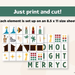 Christmas Bulletin Board, Nativity Bulletin Board Kit, Printable ...