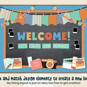 Back to School Bulletin Board Kit | Classroom Decor | Welcome Back to ...