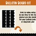 Halloween Bulletin Board Kit, Happy Halloween Bulletin Board, Haunted ...