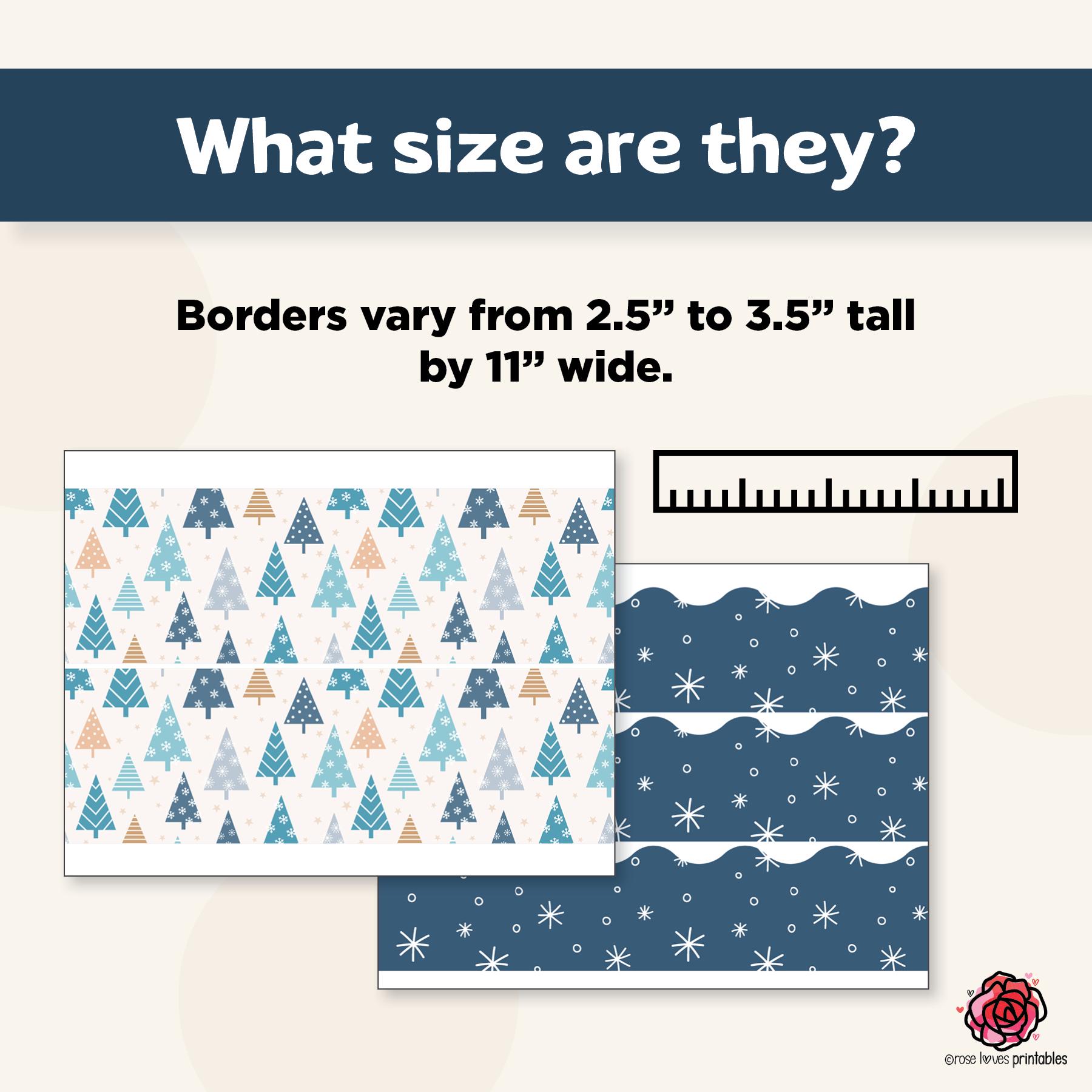 Winter Bulletin Board Border Set: Snowman, Sweaters (printable PDF) - Etsy