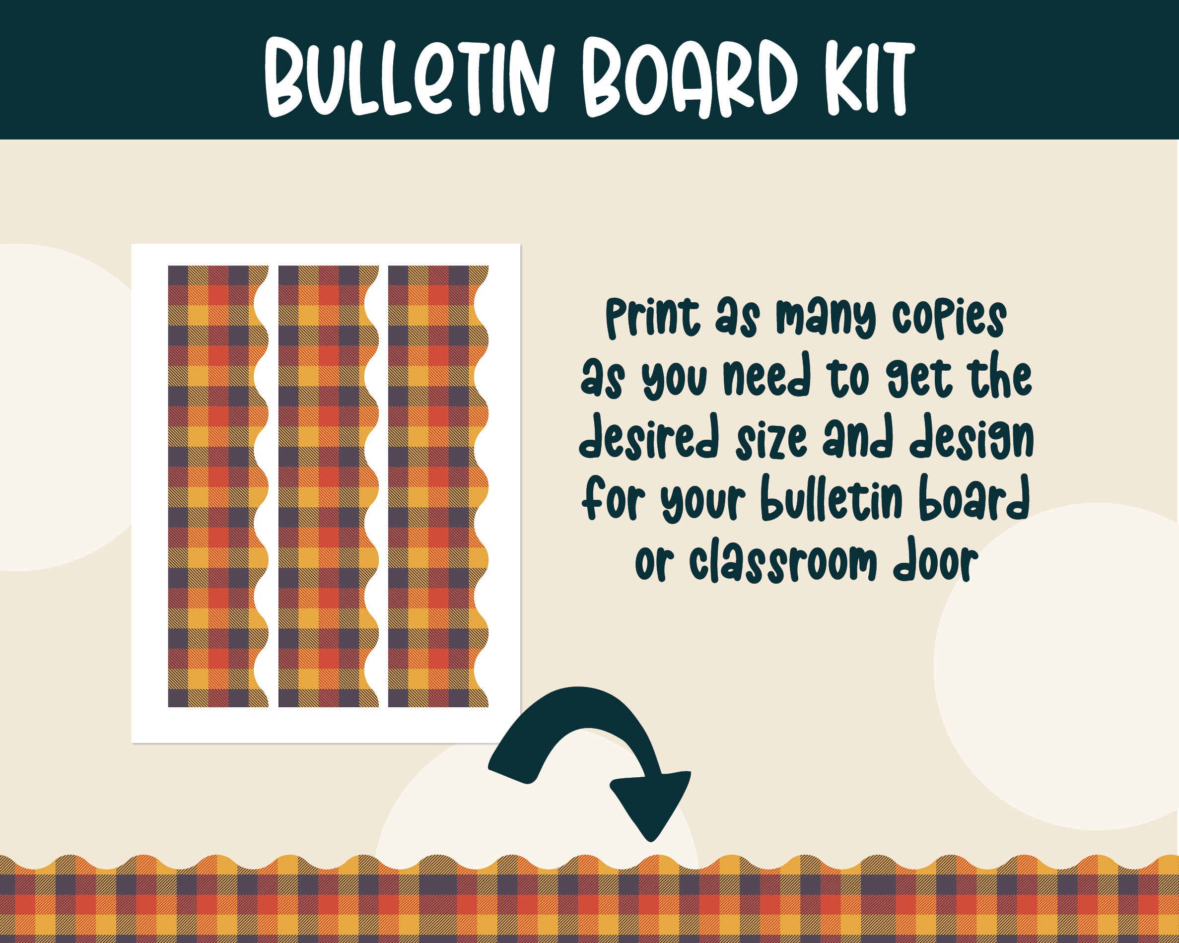 Fall Bulletin Board Kit, Autumn Bulletin Board for Classroom, Fall ...