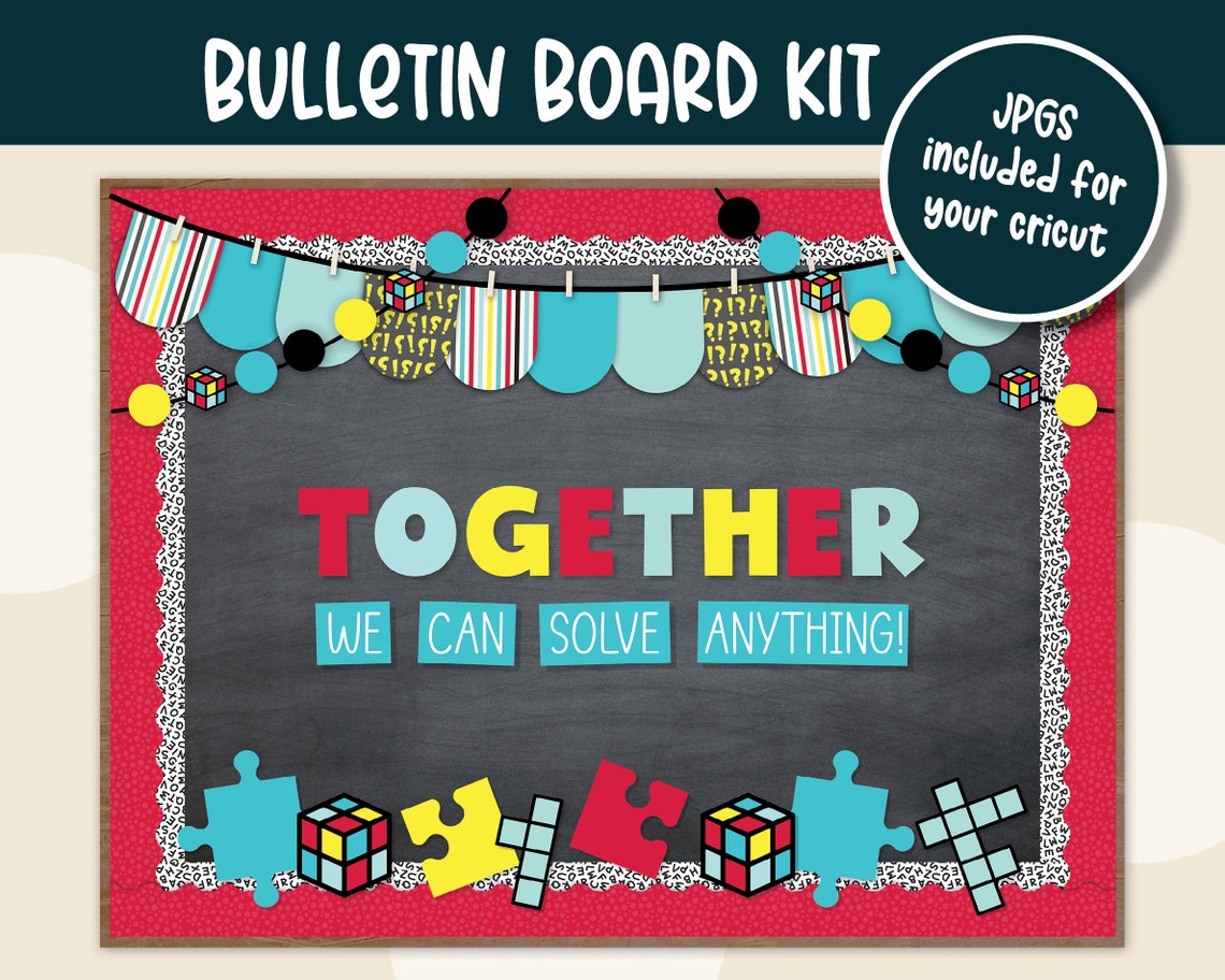 Back to School Bulletin Board Kit Classroom Decor Door Decor Bulletin ...