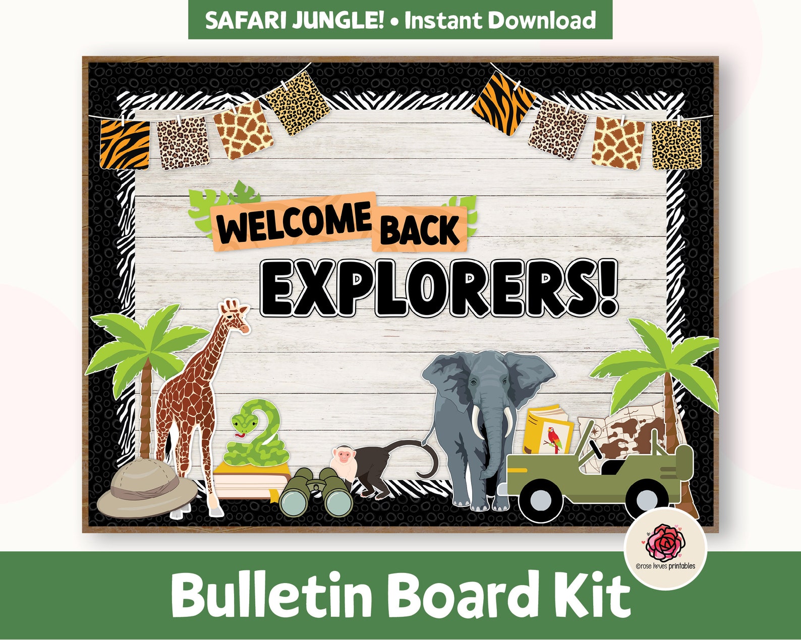 Back to School Bulletin Board Kit, Welcome Back Printable Bulletin ...