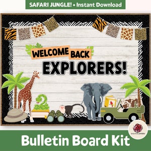 Back to School Bulletin Board Kit, Welcome Back Printable Bulletin ...