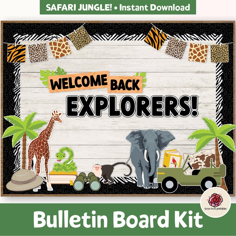 Jungle Classroom - Etsy