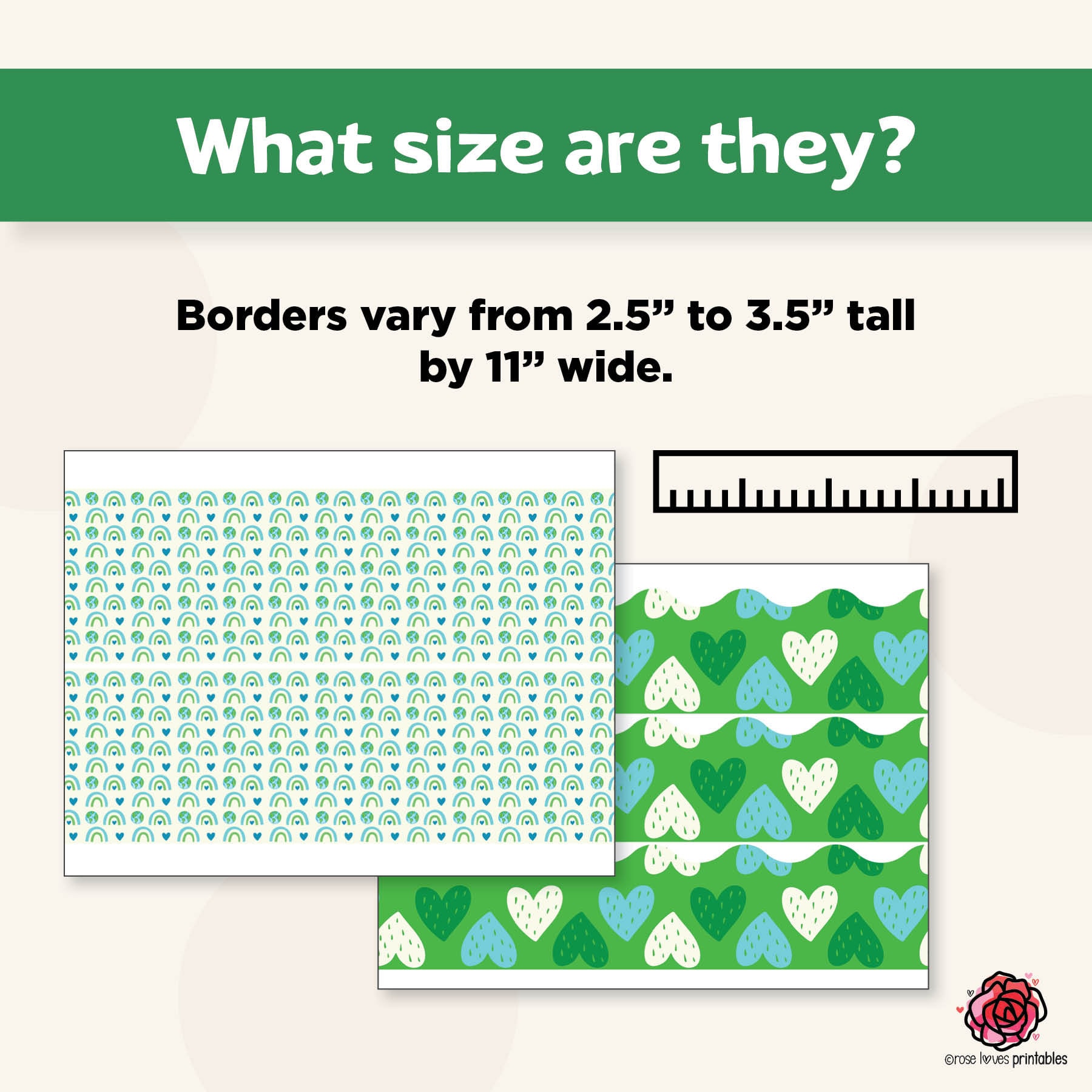 Earth Day Bulletin Board Border Set, Classroom Bulletin Border ...