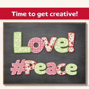 Strawberry Bulletin Board Letters, Strawberry Printable Letters for ...