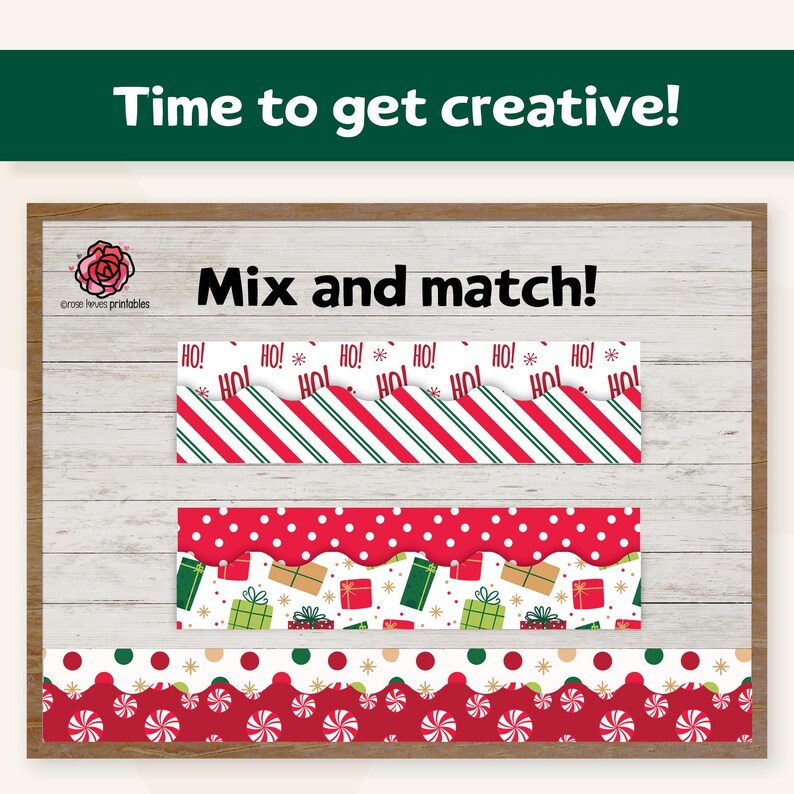 Christmas Bulletin Board Border Set, Christmas Bulletin Border ...