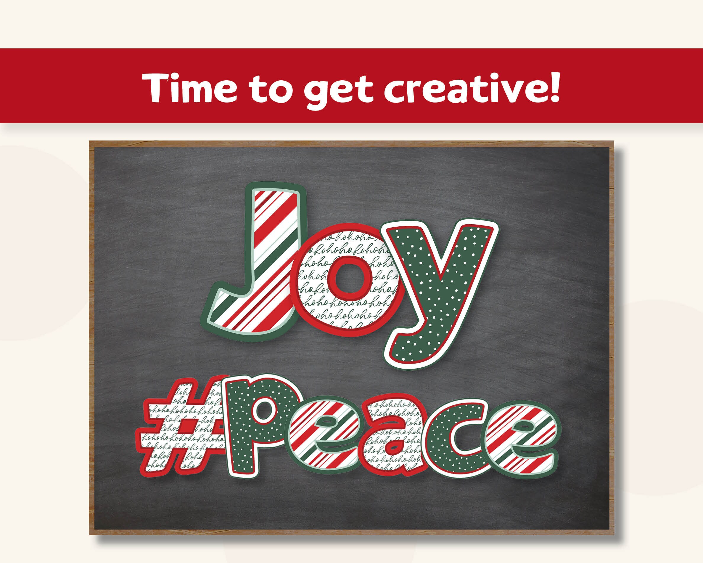 Christmas Bulletin Board Letters December, Christmas Letters Png ...