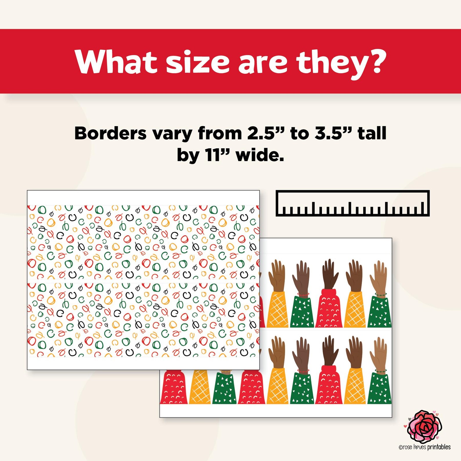 Black History Month Bulletin Board Borders, Black History Borders ...