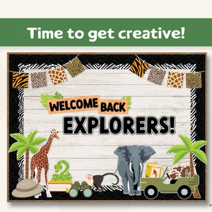 Back to School Bulletin Board Kit, Welcome Back Printable Bulletin ...