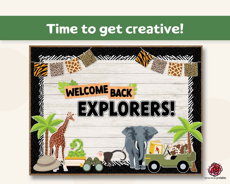 Back to School Bulletin Board Kit, Welcome Back Printable Bulletin ...