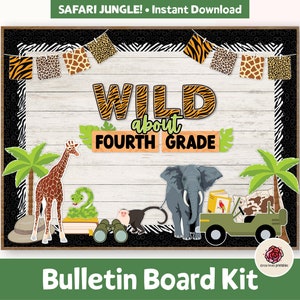 Fourth Grade Bulletin Board Kit, 4th Grade Printable Bulletin Board for ...