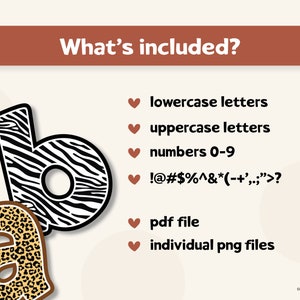 Animal Print Bulletin Board Letters, Safari Printable Letters for ...