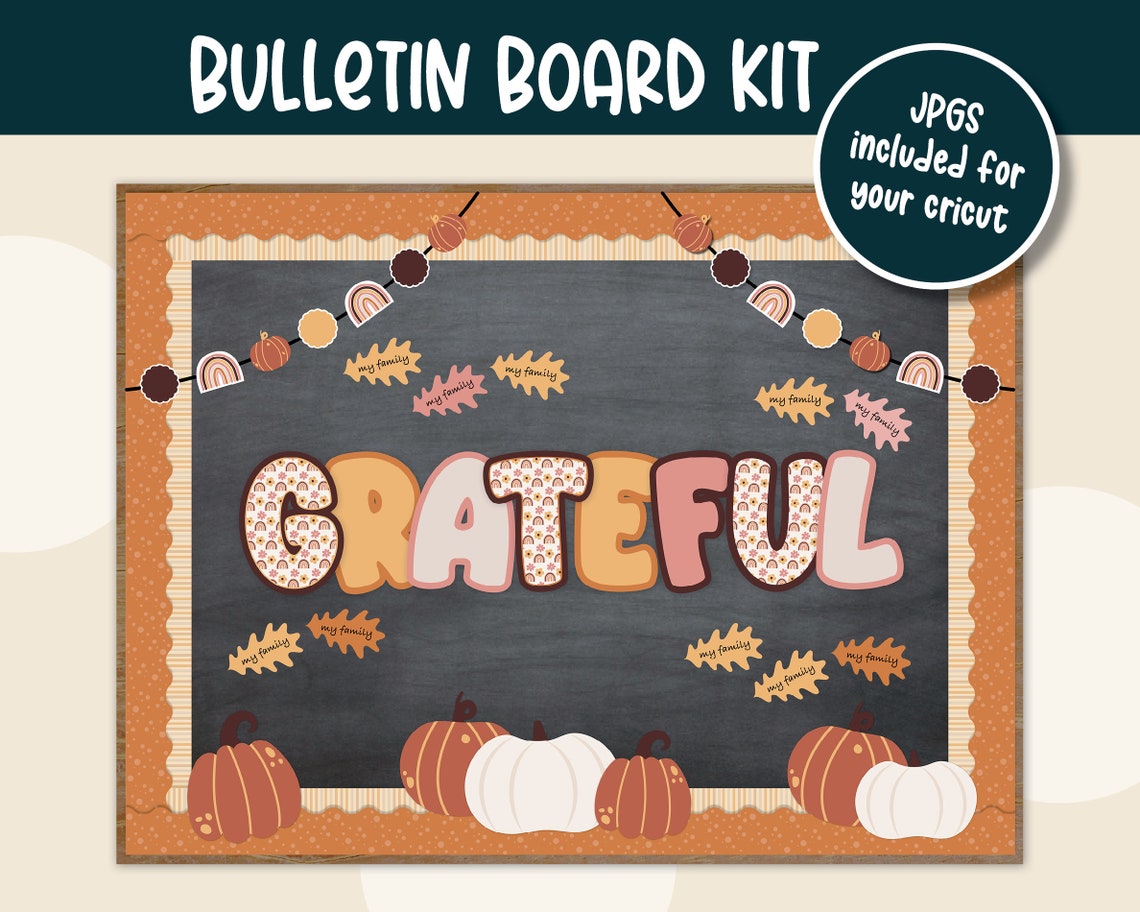 Fall Themed Printable Bulletin Board Kit or Classroom Door Decor ...