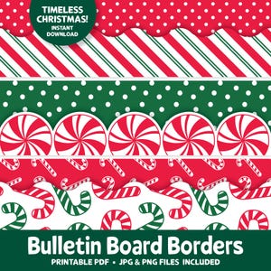 Christmas Bulletin Border Set, Christmas Bulletin Board Borders ...