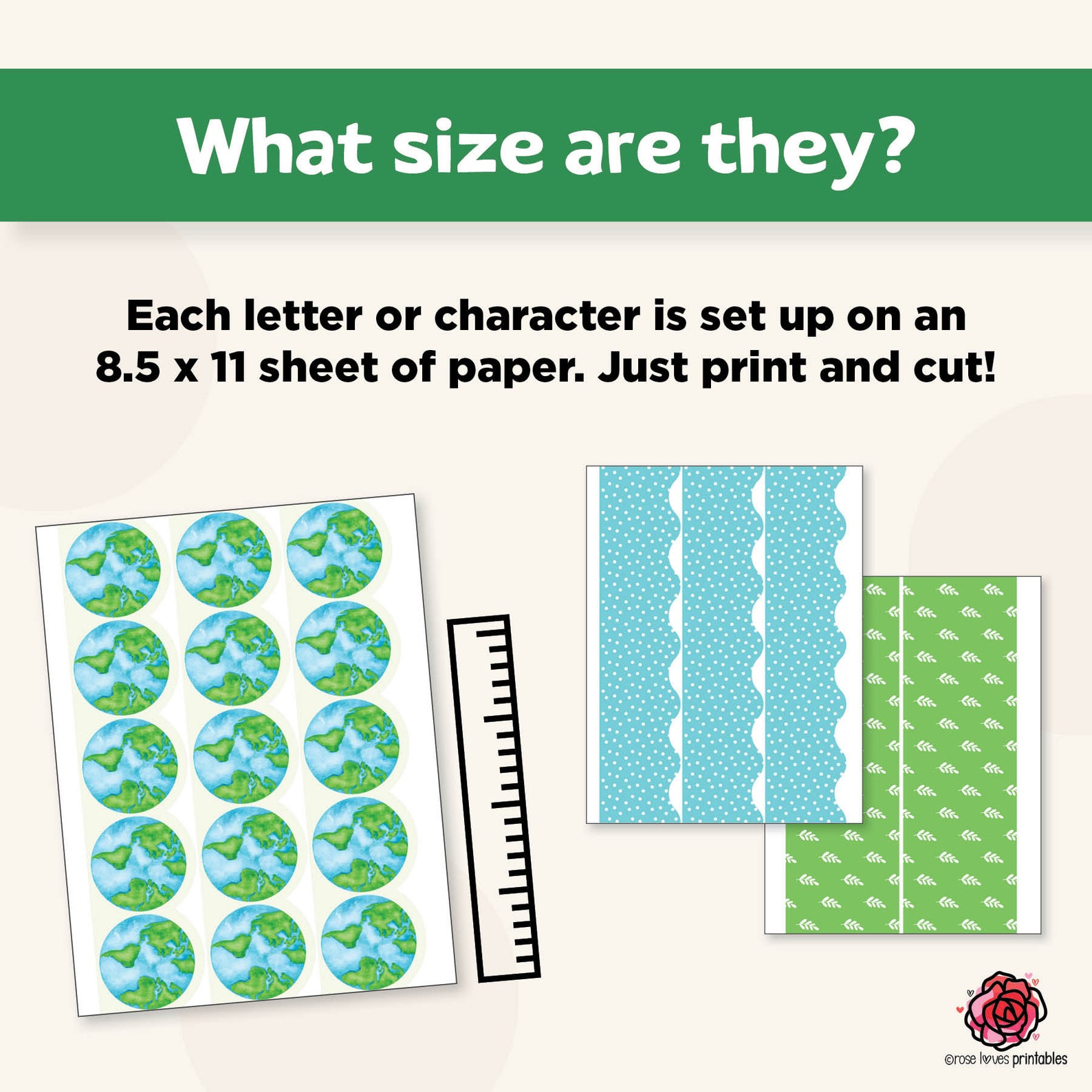 Earth Day Bulletin Board Border Set, Classroom Bulletin Border ...