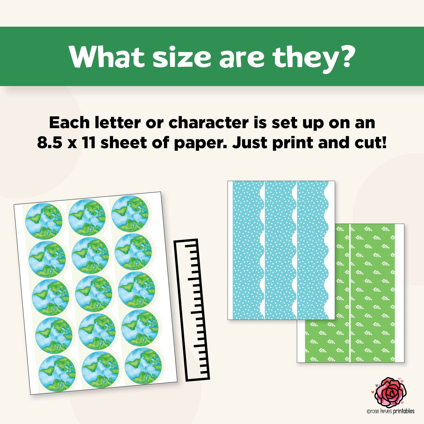 Earth Day Bulletin Board Border Set, Classroom Bulletin Border ...