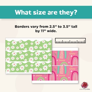 Spring Bulletin Board Border Set, Bright Spring Bulletin Border ...