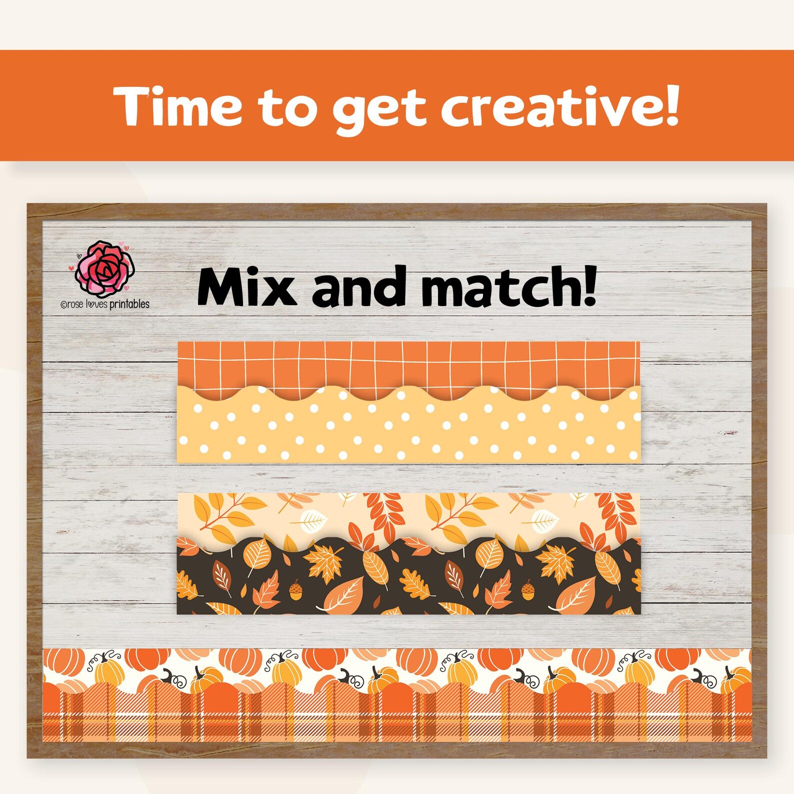 Fall Bulletin Borders, Autumn Classroom Decor, Thanksgiving Bulletin ...