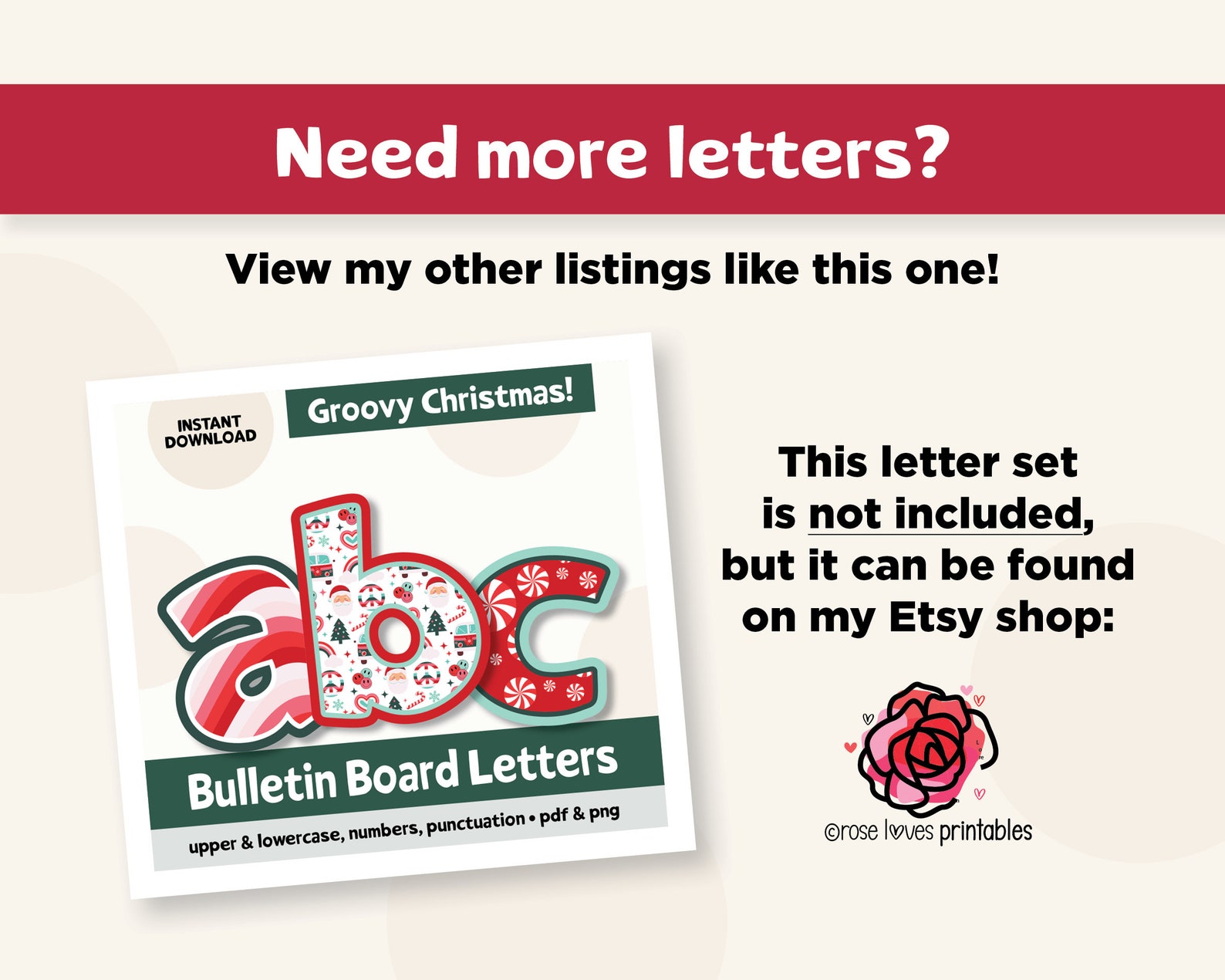 Christmas Bulletin Board Kit, Groovy Bulletin Board, Printable Bulletin ...