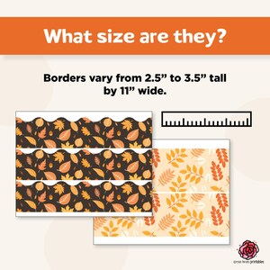 Fall Bulletin Borders, Autumn Classroom Decor, Thanksgiving Bulletin ...