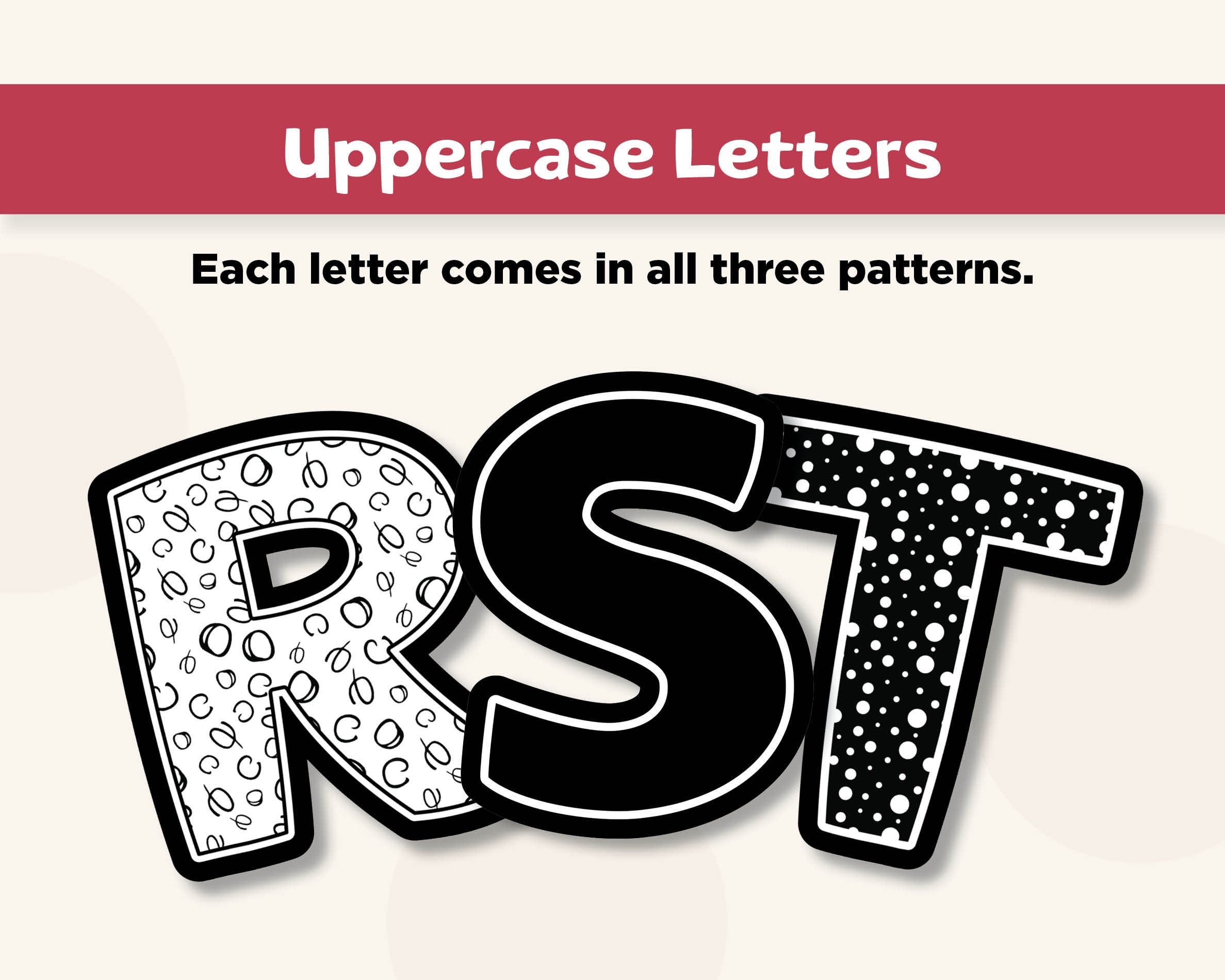 Bulletin Board Letters Printable, Digital Alphabet, Classroom Decor ...